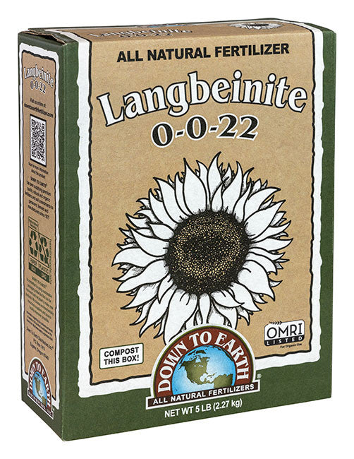 Langbeinite 0-0-22 Fertilizer 5lb – The Old Farmer's Almanac Store