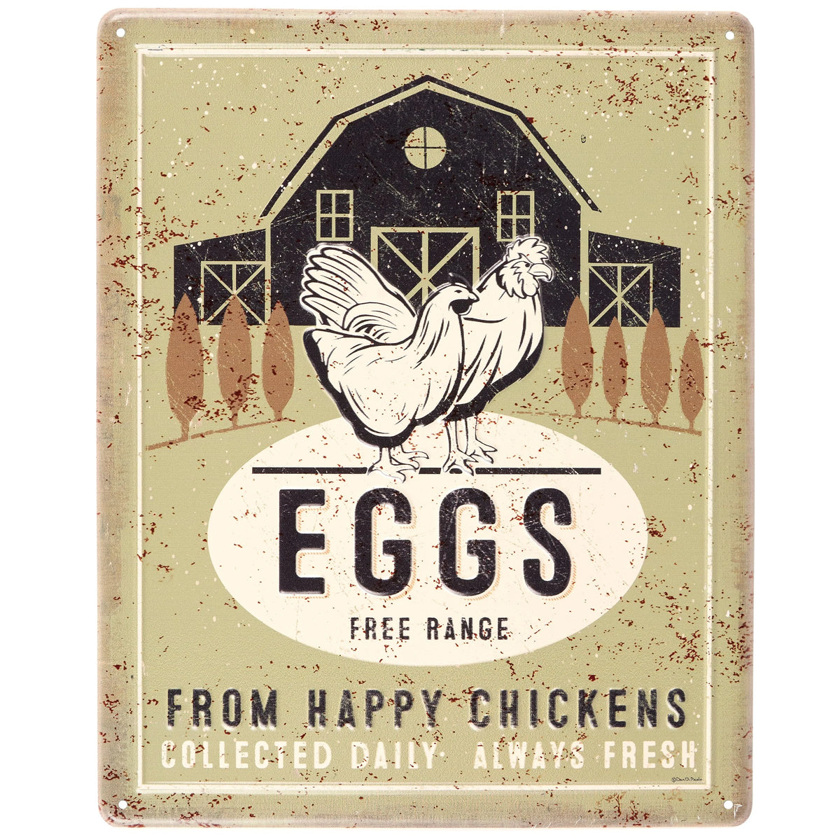 Eggs Free Range Wall Decor – The Old Farmer's Almanac Store