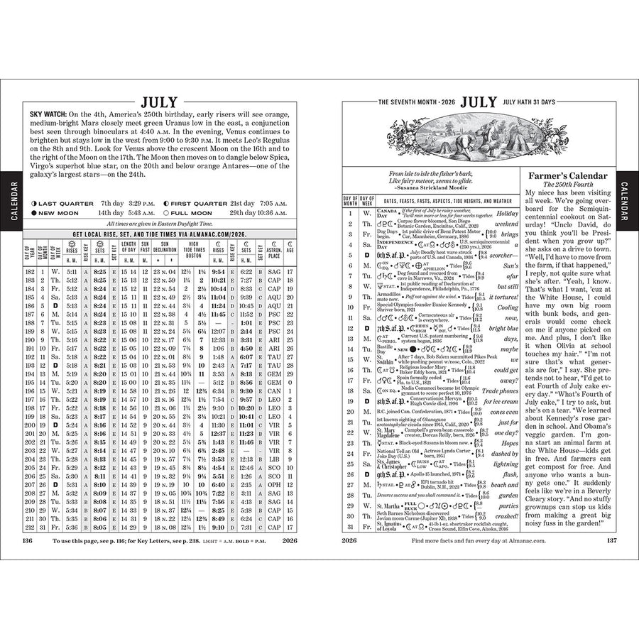 Online Edition - 2026 - The Old Farmer's Almanac – The Old Farmer's ...