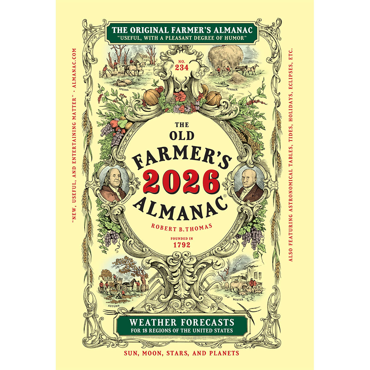 2026 Old Farmer’s Almanac - Easy-To-Read Edition – The Old Farmer's ...