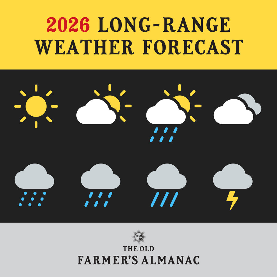 2026 U.S. Long-Range Weather Forecast – The Old Farmer's Almanac Store