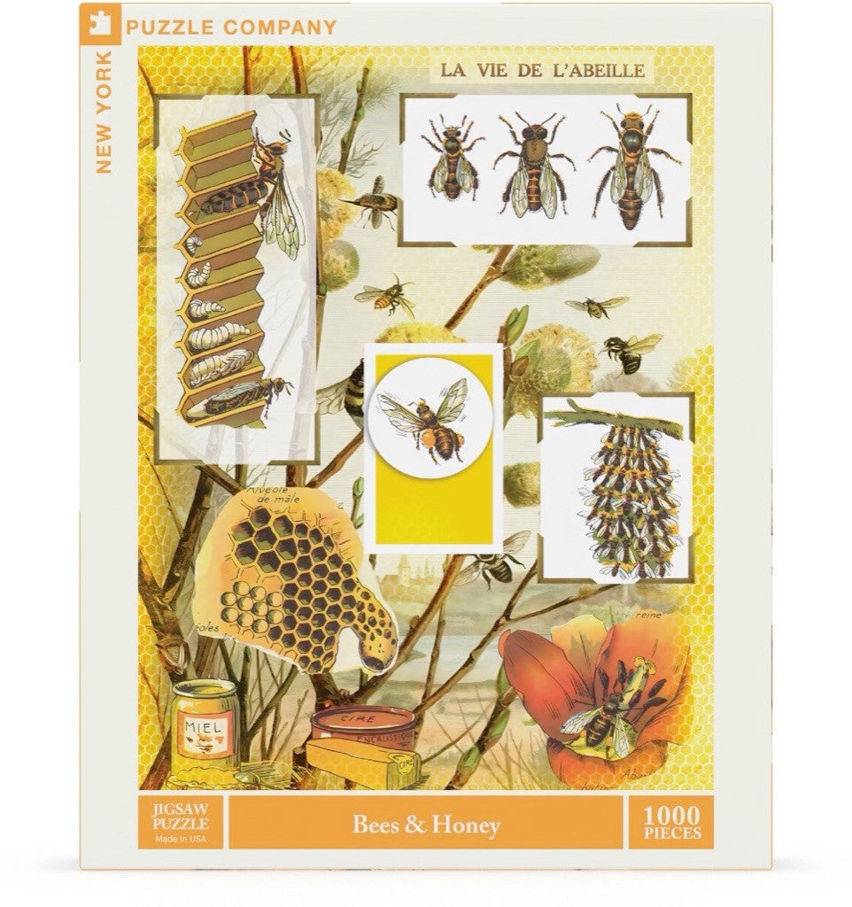 Bees & Honey ~ Jigsaw Puzzle 1000 Piece – The Old Farmer's Almanac Store