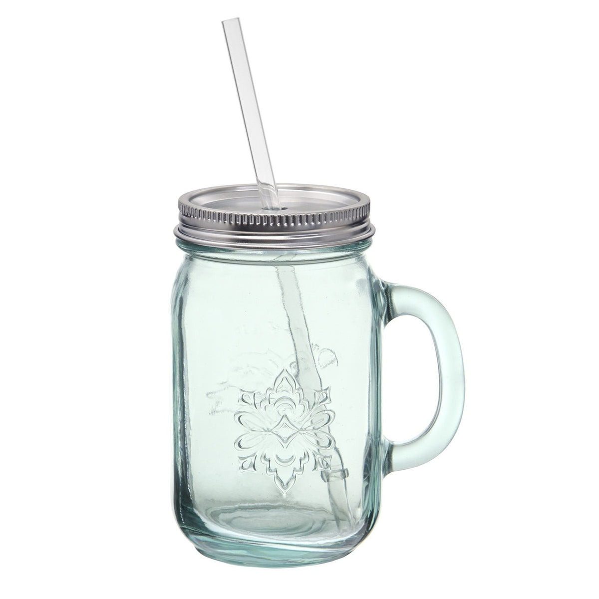 Drinking Jar with lid and straw - 18oz – The Old Farmer's Almanac Store