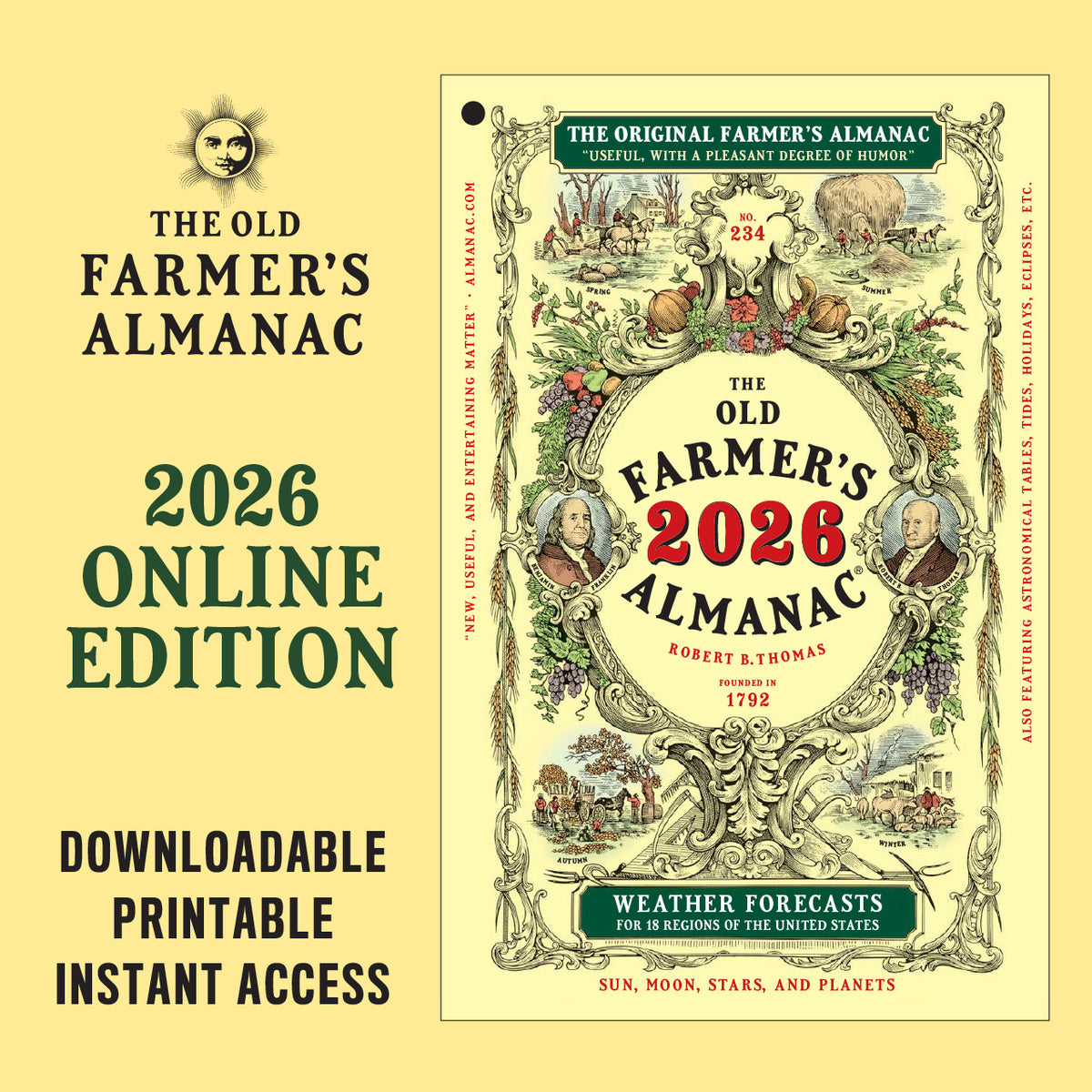 Online Edition - 2026 - The Old Farmer's Almanac – The Old Farmer's ...